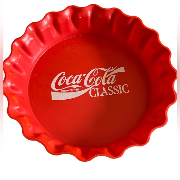 Coca Cola | Dining | Coca Cola Bottle Cap Plastic Chip Dish | Poshmark